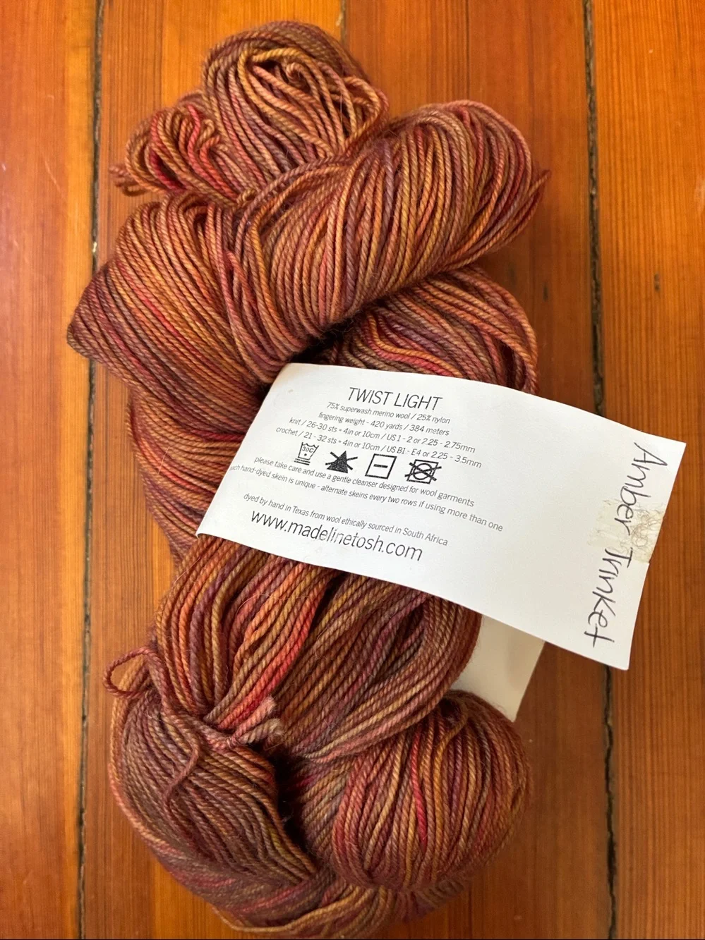 Madelinetosh | Office | Nwt Madelinetosh Twist Light Superwash Sock ...